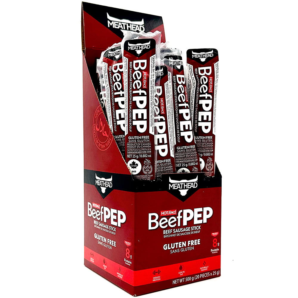 Meathead™ Hot BeefPEP™ Beef Stick Caddy – Meathead Snacks